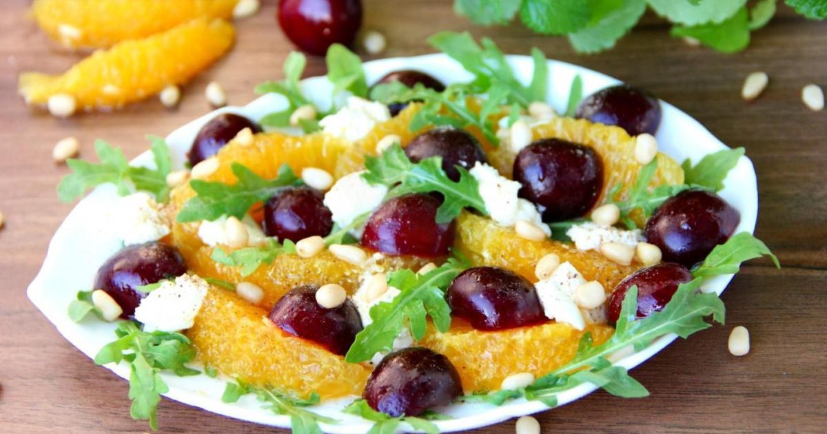 Vibrant Fruit Salad with Creamy Cheese and Citrus Dressing Recipe — sbs ...