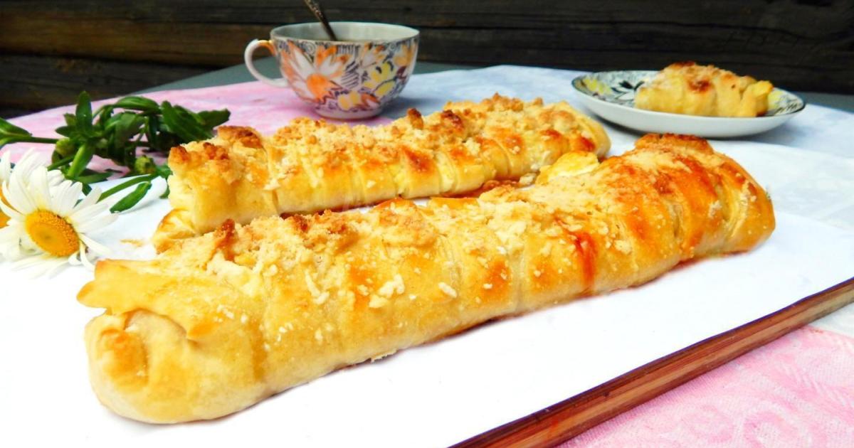 Crispy Puff Pastry Pie with Cottage Cheese: Easy Homemade Recipe Step ...